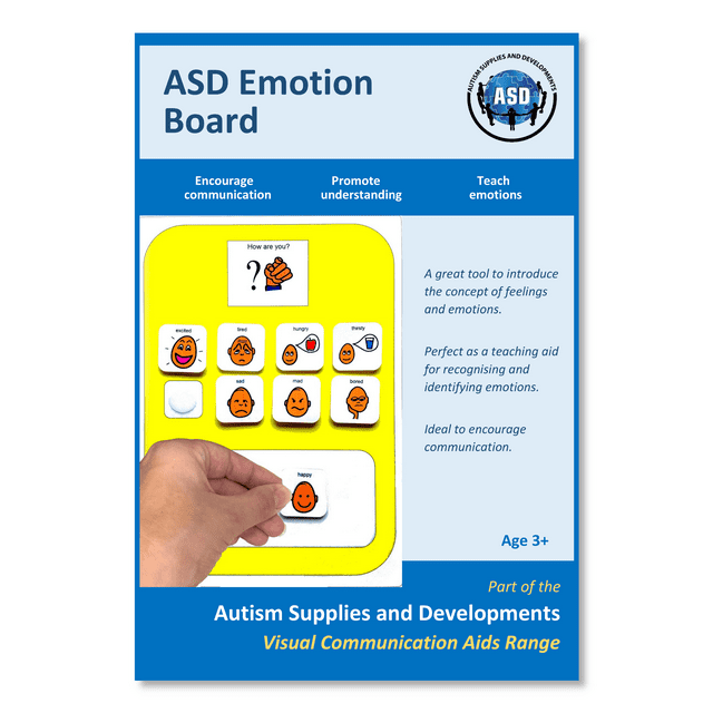 Emotions / Feelings Board Chart – with 8 Different Visual Emotion ...