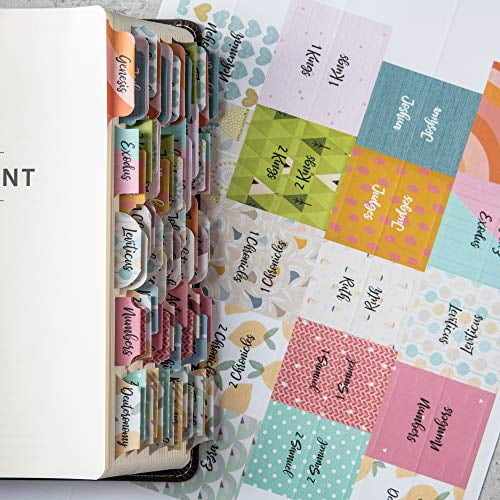DiverseBee Laminated Bible Tabs (Large Print, Easy to Read ...