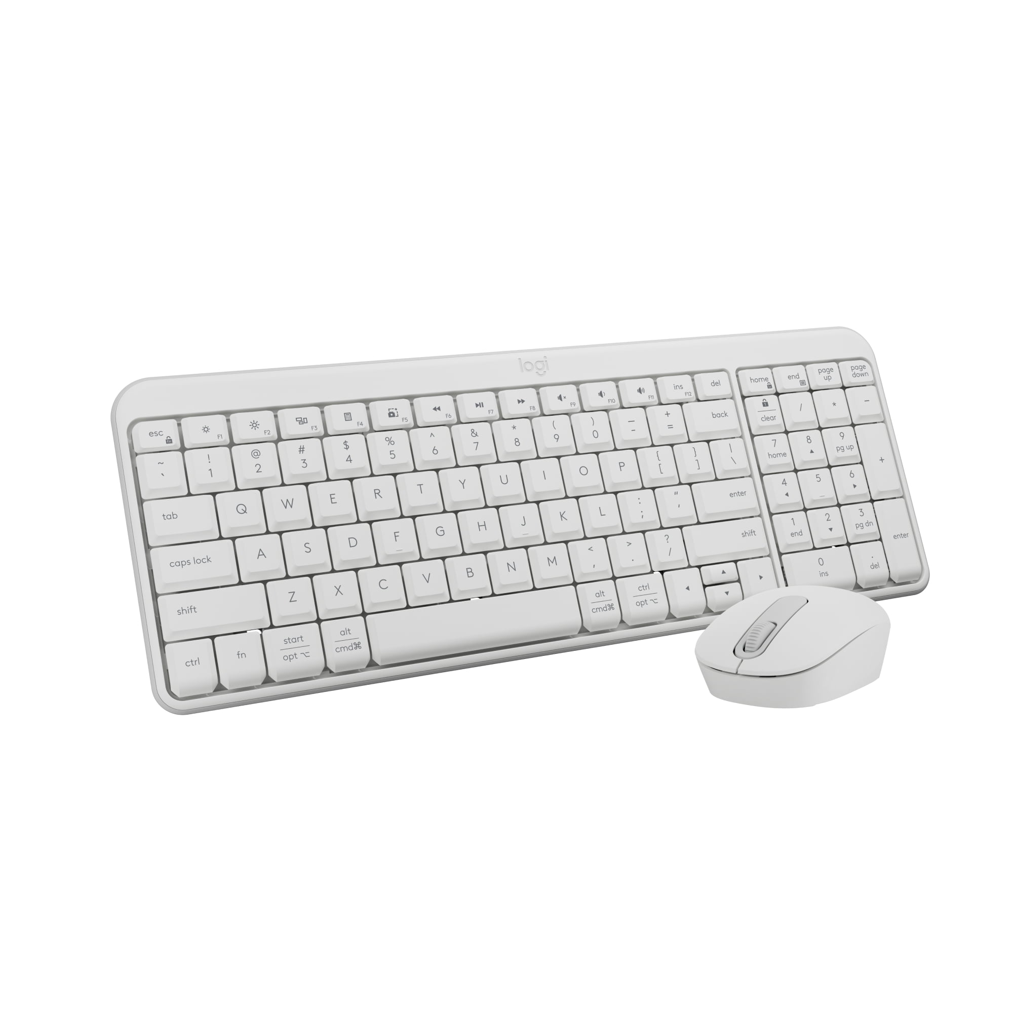Logitech MK250 Bluetooth Wireless Mouse and Keyboard Combo: Fast & Easy Connectivity Compact Wireless Keyboard Ambidextrous Mouse Graphite 920013511