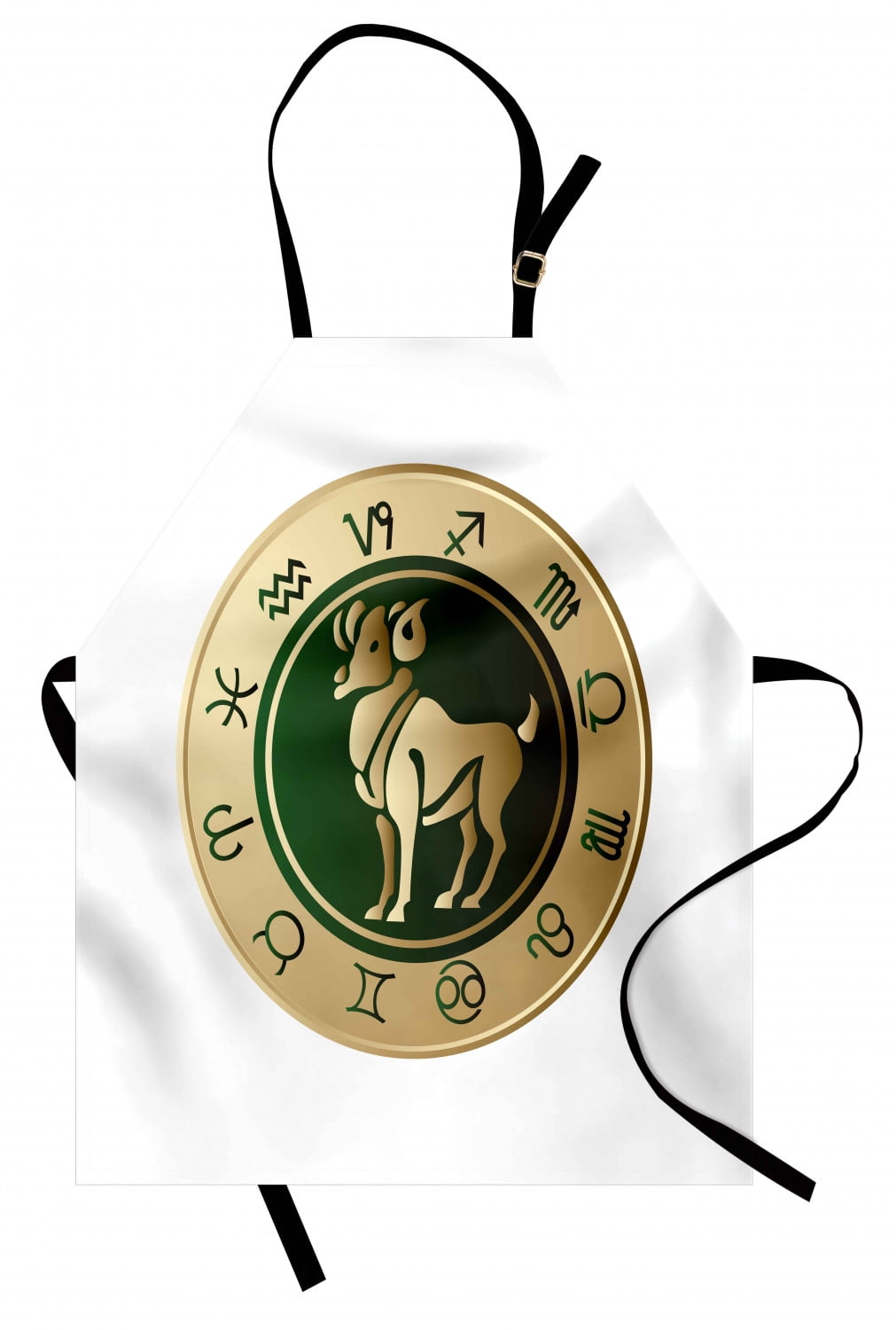 Zodiac Aries Apron Astrological Circle with a Modern Look and Abstract ...