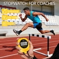 PULIVIA Yellow Digital Stopwatch with Countdown, on/off, 0.01s Accuracy ...