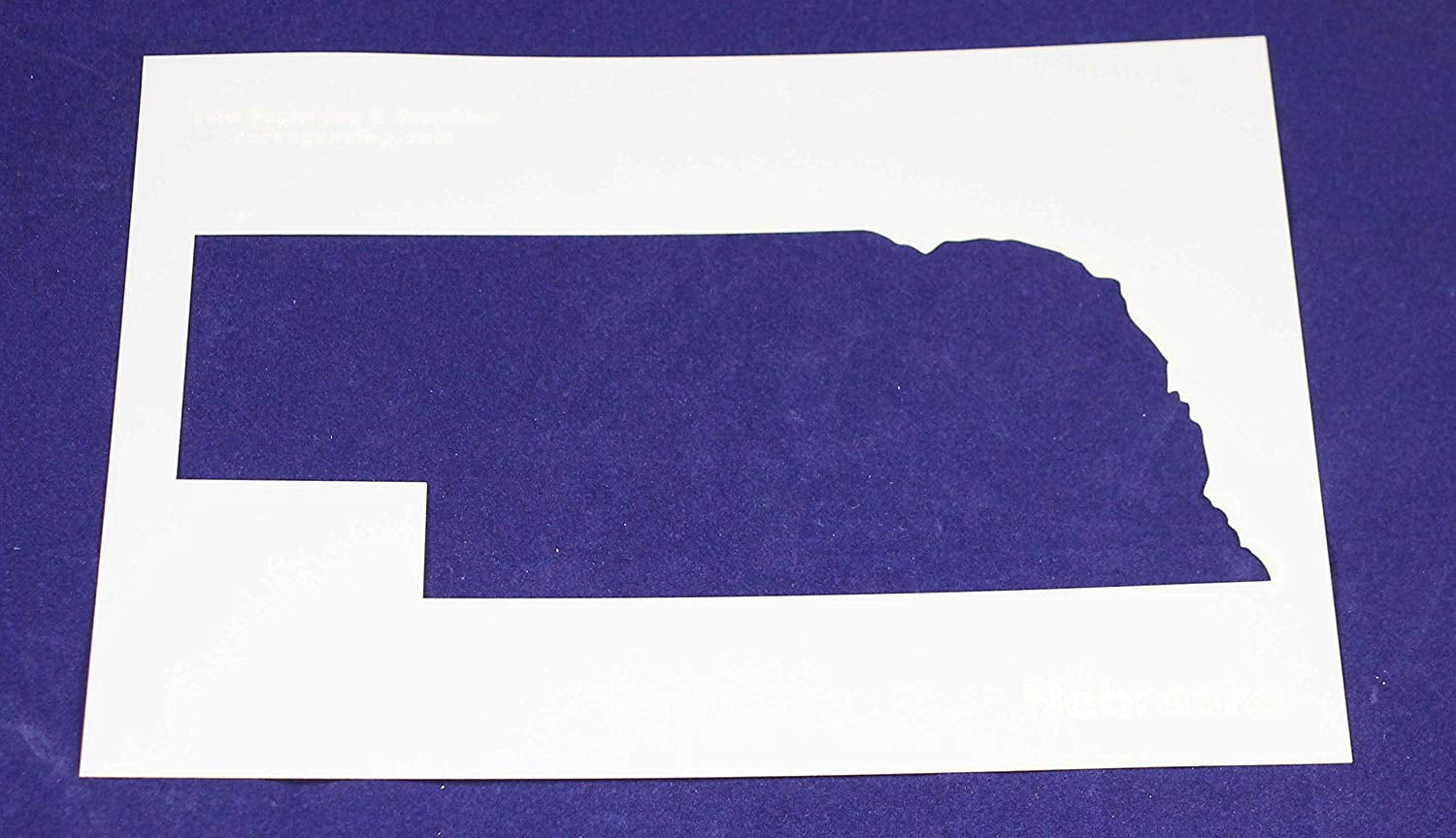 State of Nebraska Stencil 14 Mil 8" X 10" Painting /Crafts/ Templates ...
