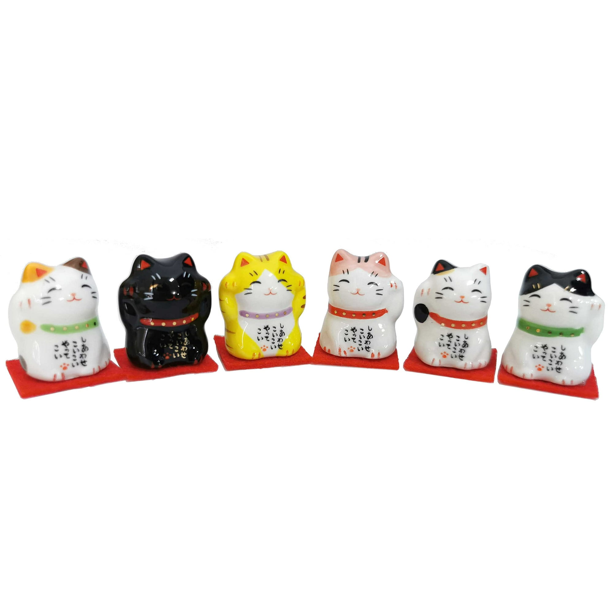 Click here for Yakushigama Mini Maneki Neko - Set Of 6 prices