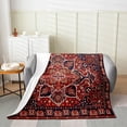 Boho Tribal Blanket Throw 50x60 Inch, Retro Exotic Throw Blanket ...