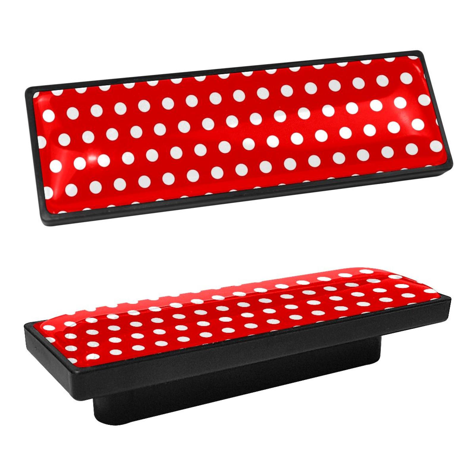 4 Pcs Rectangle Cabinet Handle Cupboard Knob Drawer Pulls Handle Polka ...