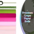 57 Pcs Crepe Paper Flower DIY Kits 6 Rolls 35g Papel Crepe Sheets 50 ...