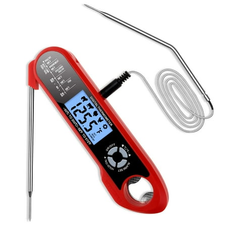 Kitchen Thermometer, Dual Probe Meat Thermometer, Instant Read Food ...