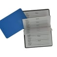 Credit Card Size Address Book Accordion Style with Magnetic Closure ...