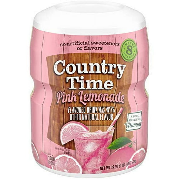 Country Time Lemonade Drink Mix, 82.5 oz Canister, Kosher, Vitamin C ...