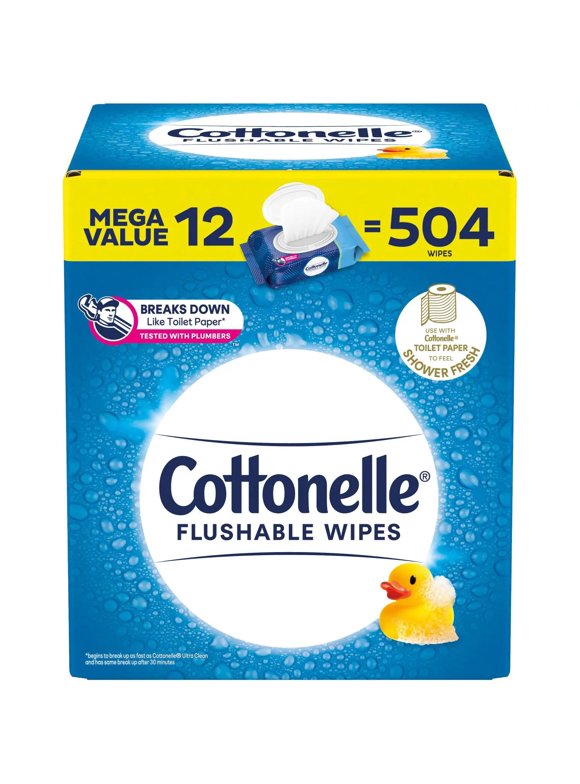 Flushable Wipes in Paper & Plastic - Walmart.com