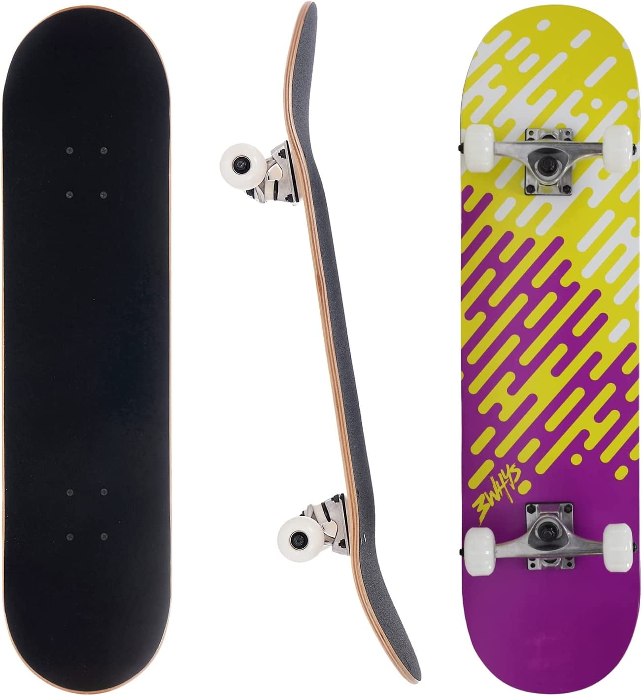 3WHYS 8" Complete Skateboard (Drip) - Walmart.com