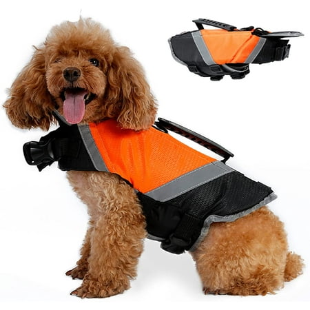 Dog Life Jacket with D Ring, Dog Life Vest with Chin Float, Dog ...