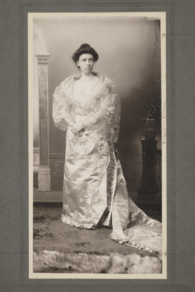 Print: Mrs. Taft In Filipina Costume, circa 1901 - Walmart.com