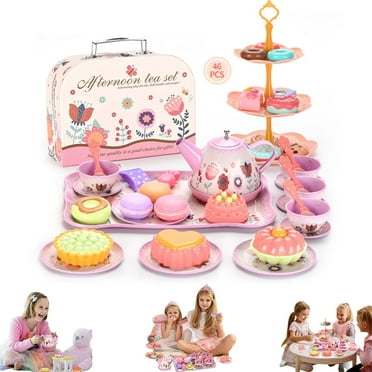 Style-Carry Non-Breakable Children's Tea Set, Princess Party Pretend ...
