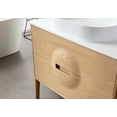 "Colmar 36"" Whitewash Oak Freestanding Bathroom Vanity with Vessel Top ...
