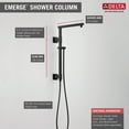 Delta Universal Showering Components: Shower Column 18" Angular ...