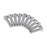 #6-32x1/2" Hex Socket Bolts 304 Stainless Steel Polished 50 Pack ...