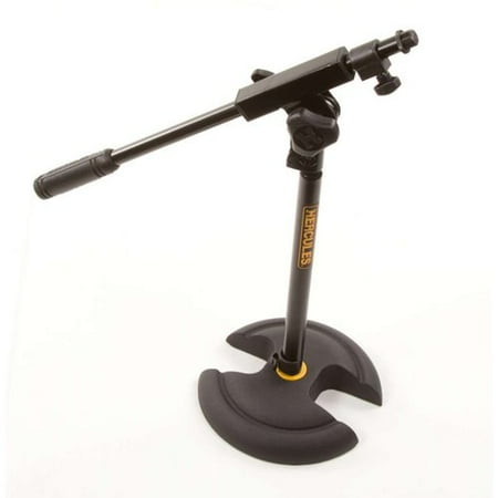 Hercules MS120B Lo-Pro Short-Boom Microphone Stand with EZ Clip ...