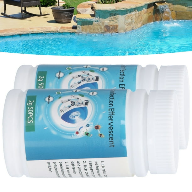 Tabletas de Cloro, Tabletas Efervescentes de Cloro Limpieza de Agua ...