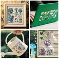 1 Set 12 Sheets 12 Style PVC Stickers Heat Transfer Film for Window ...