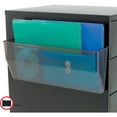 deflecto Oversized Magnetic Wall File Pocket, Legal/Letter, Smoke ...