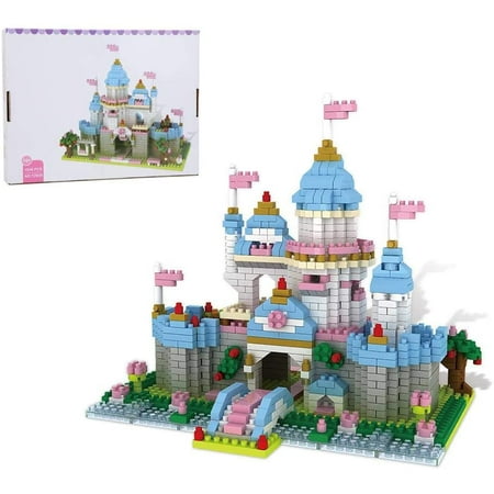 1048PCS Castle Building Blocks, Fantasy DIY Mini Bricks Architecture ...