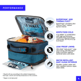 Titan Arctic Zone, Fridge Cold Blue Expandable Lunch Box with Double ...
