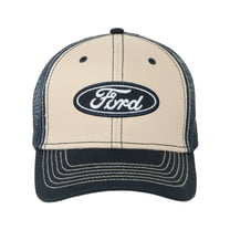 Ford Men's Official Licensed Embroidered Logo Vintage Wash Mesh Trucker ...