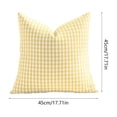 17.7"x17.7" Outdoor Waterproof Pillow Covers - Check Decorative Cushion ...