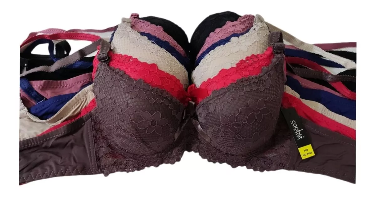Media Docena De Brasier Marca Coobie Colores Tallas 32b-38b | Bodega Aurrera en línea