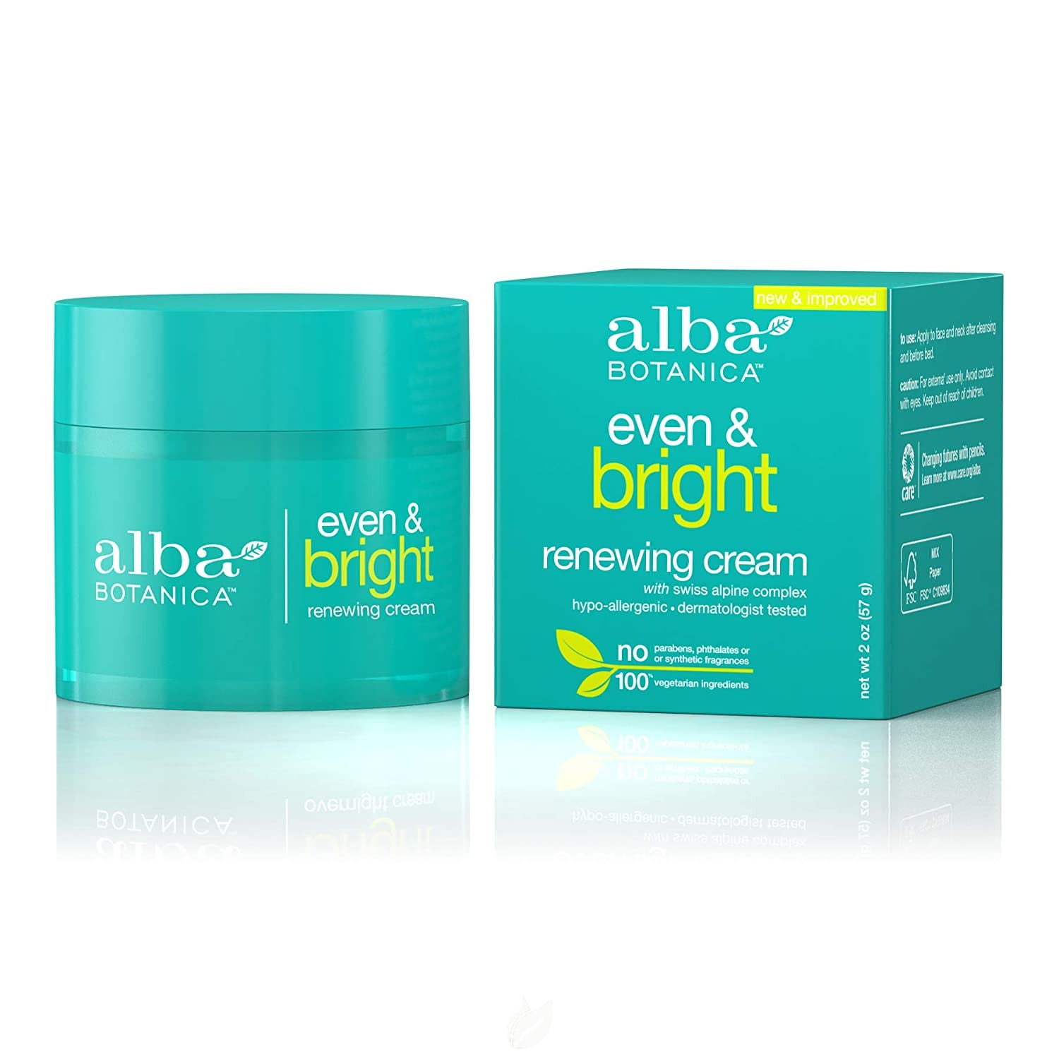 Alba Botanica Even and Bright Renewal Cream 2 fl Ounce - Walmart.com