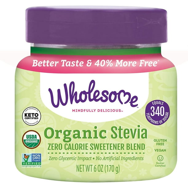 WHOLESOME SWEETENERS: Organic Stevia Jar 6 oz - Walmart.com - Walmart.com