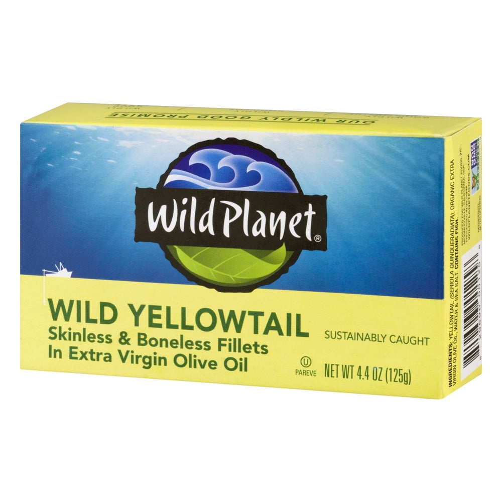Wild Planet Wild Yellowtail Fillets in Extra Virgin Olive Oil, 4.4 oz