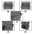 Drevy 3-Pack Gray Plastic Stackable Detachable Storage Organizer ...