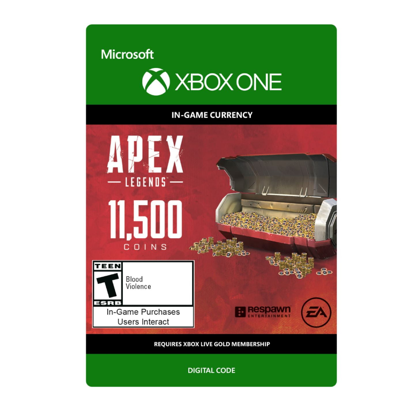 APEX Legends: 11500 Coins - Xbox One, Xbox Series X|S [Digital ...