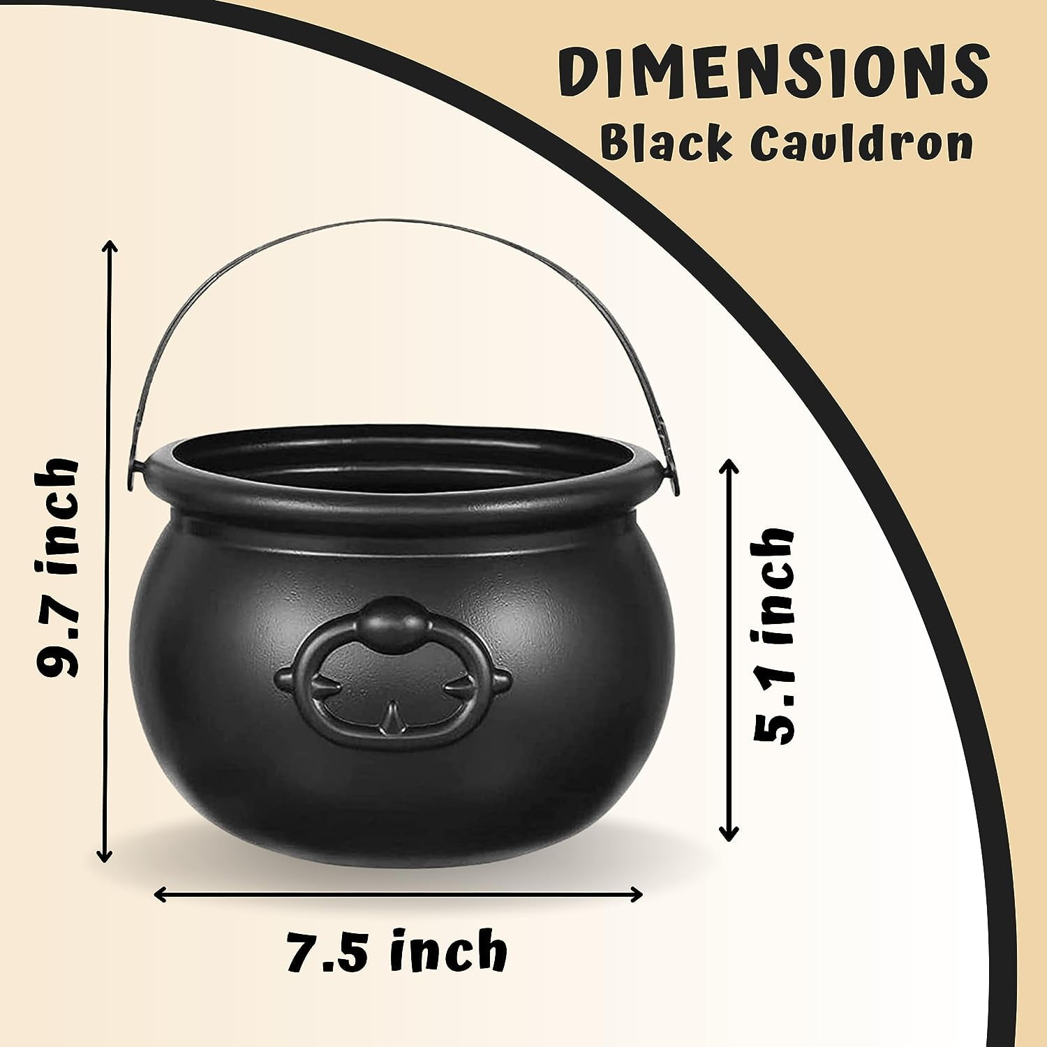 Large Halloween Cauldron