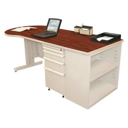 Marvel Office Furniture Zapf Computer Desk with Bookcase - Walmart.com