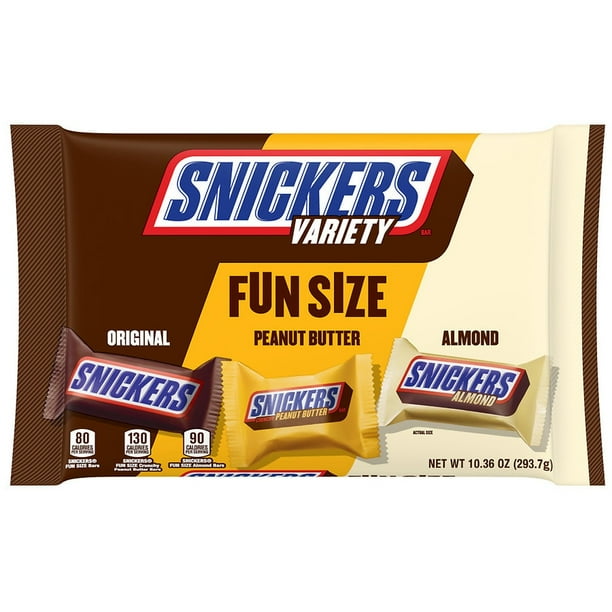 Snickers Variety Pack Fun Size Chocolate Candy Bars 10.36oz (2 pack ...