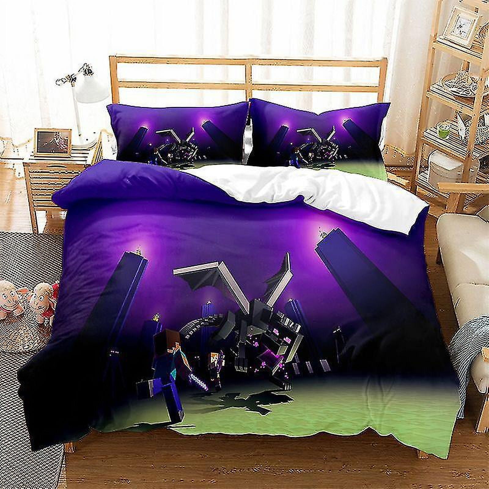 Click here for Fanceye Minecraft Series Three-Piece Duvet Cover S... prices