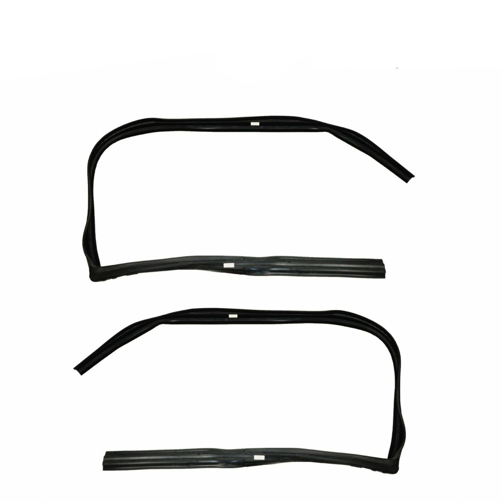 Front Door Glass Run Channel Weatherstrip Seals Set Pair For Chevrolet ...