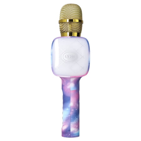 Microphone,Bluetooth Microphone Karaoke Portable Handheld Mic Handheld ...