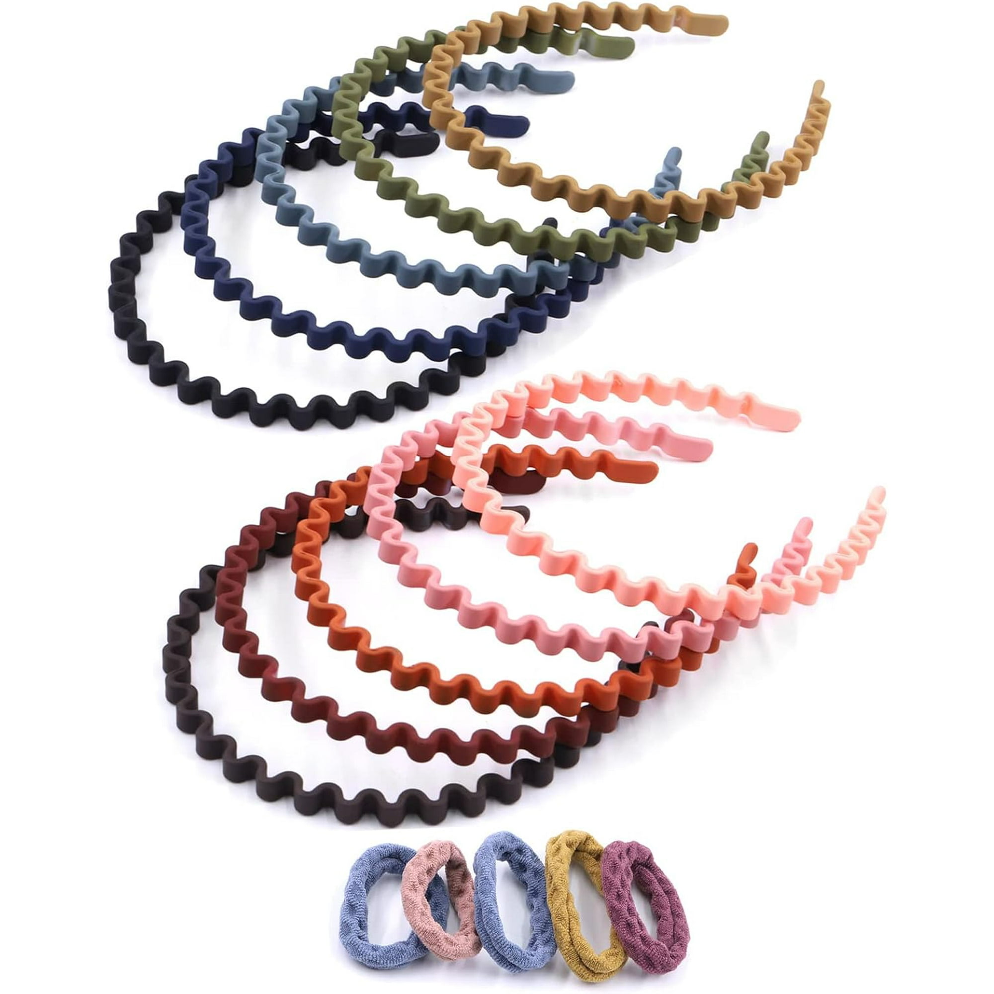 Click here for Salafire 22pcs Plastic Wavy Hairbands With Hair Lo... prices