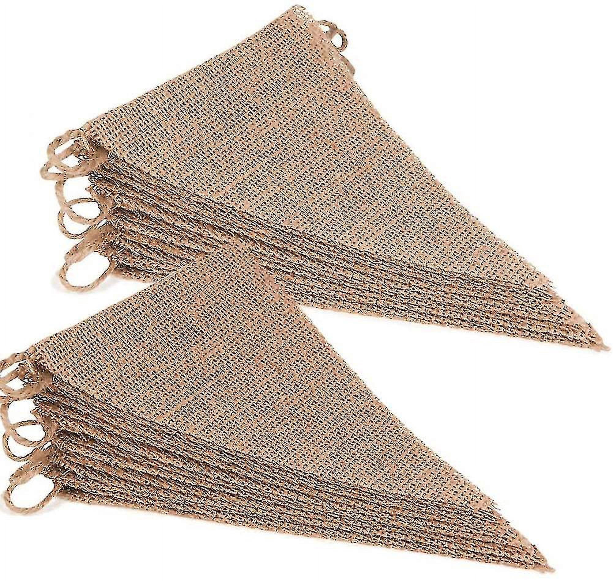Cadena de banderines vintage, 2 pancartas, 26 banderas triangulares ...