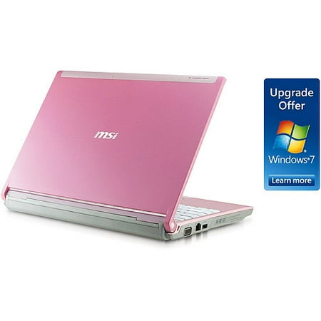 MSI Pink 12.1" Laptop with Intel Dual Core Processor 2GB Memory, 250GB ...