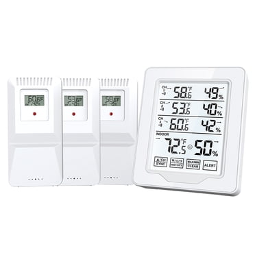 Western Humidor Caliber 4R Hygrometer and Thermometer Humidity Reader ...