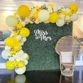 Yellow Balloon Garland Arch Kit - 142pcs Macaron & Metallic Golden ...