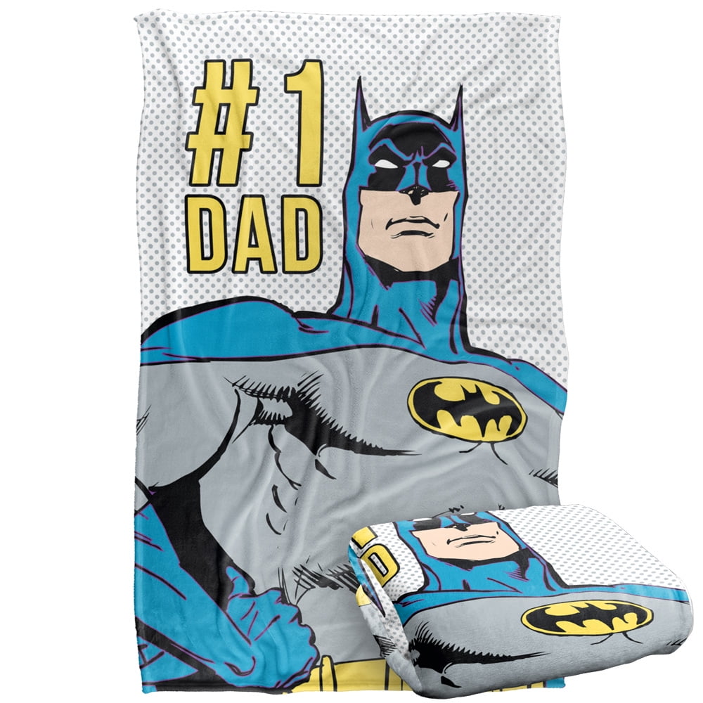 Batman Blanket, 36"x58" Batman No.1 Dad Silky Touch Super Soft Throw ...