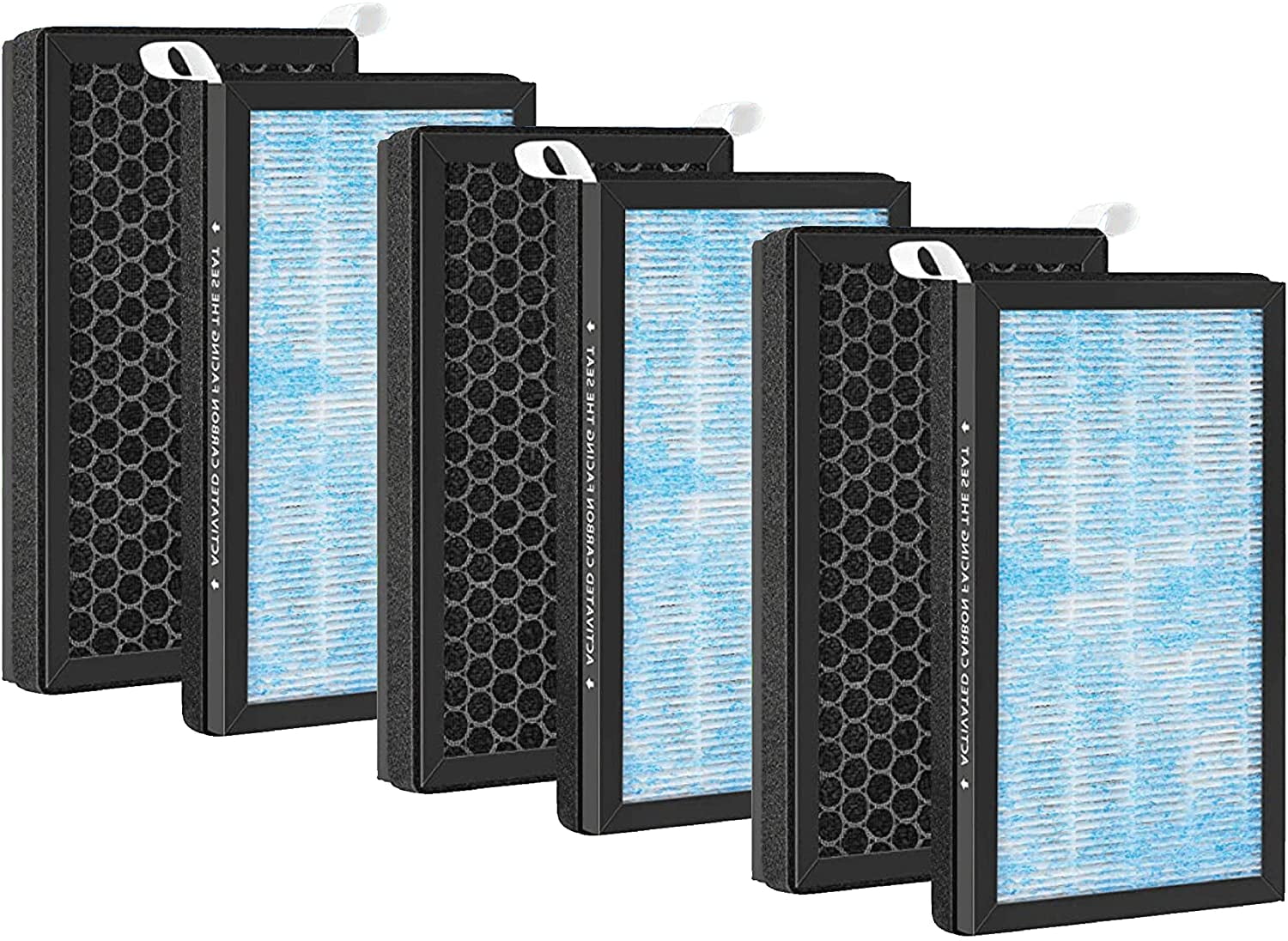 3-in-1 Cabin Intake HEPA Activated Carbon Air Filter Replacement For ...