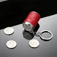 2 in 1 Metal Mini Coin Holder Keychain, Portable Coin Storage for Keys ...