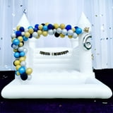 WARSUN Commercial Indoor Air Jumper, Durable White Bounce House Castle ...